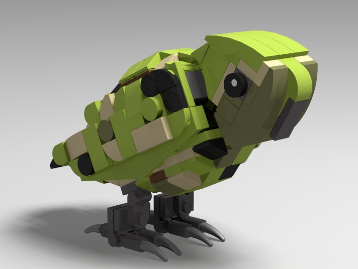 Miniature Kakapo from BrickLink Studio [BrickLink]