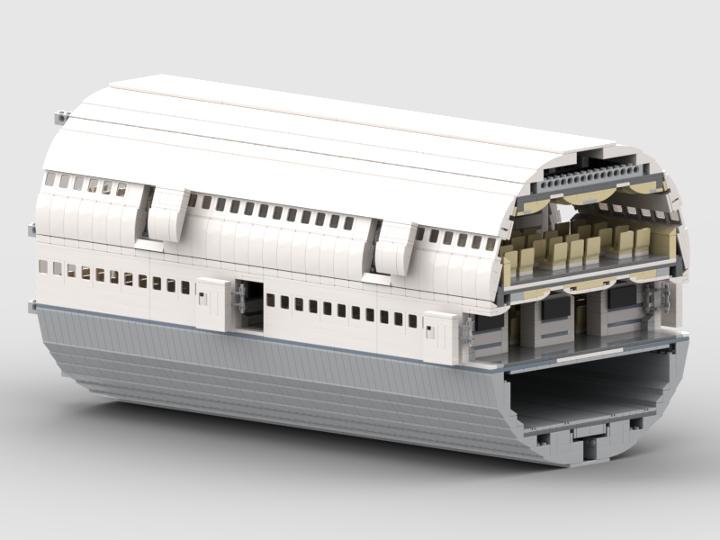 Widebody Aircraft Section WIP from BrickLink Studio [BrickLink]