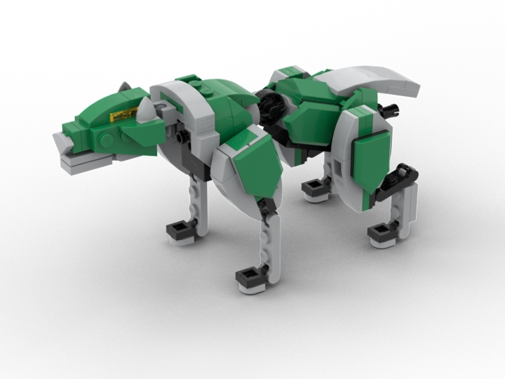Mechimal Wolf from BrickLink Studio [BrickLink]