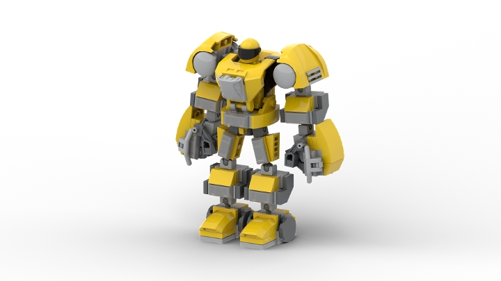 Mech - Big Boy Power Mech from BrickLink Studio [BrickLink]