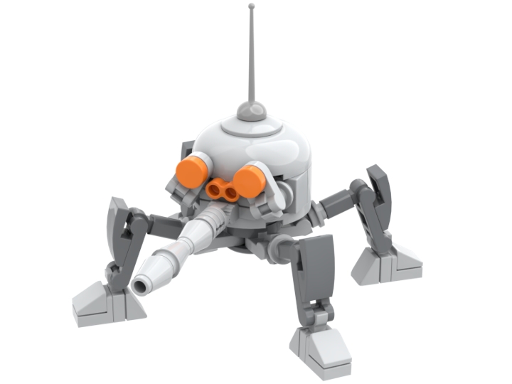Dwarf Spider Droid 2.0 from BrickLink Studio [BrickLink]