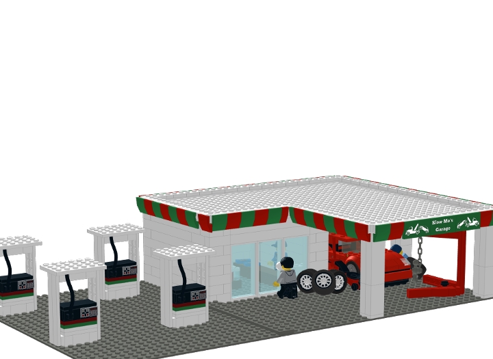 Service Station from BrickLink Studio [BrickLink]