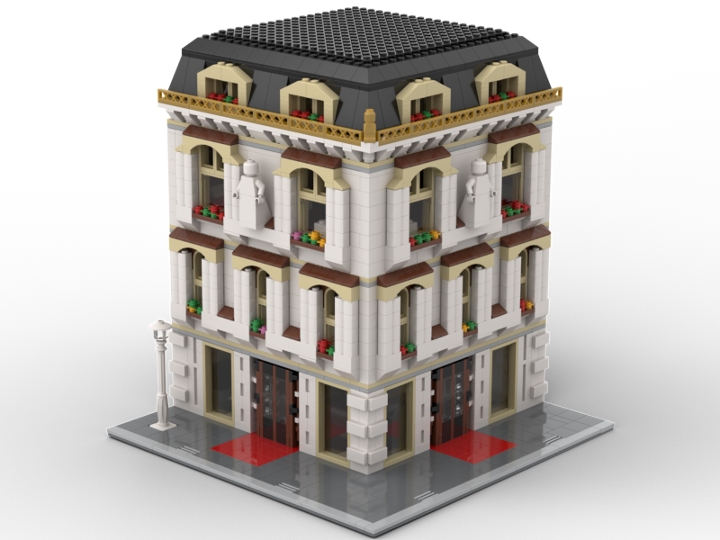 Modular Hotel from BrickLink Studio [BrickLink]