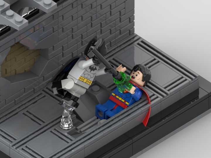 Batman vs Superman from BrickLink Studio [BrickLink]