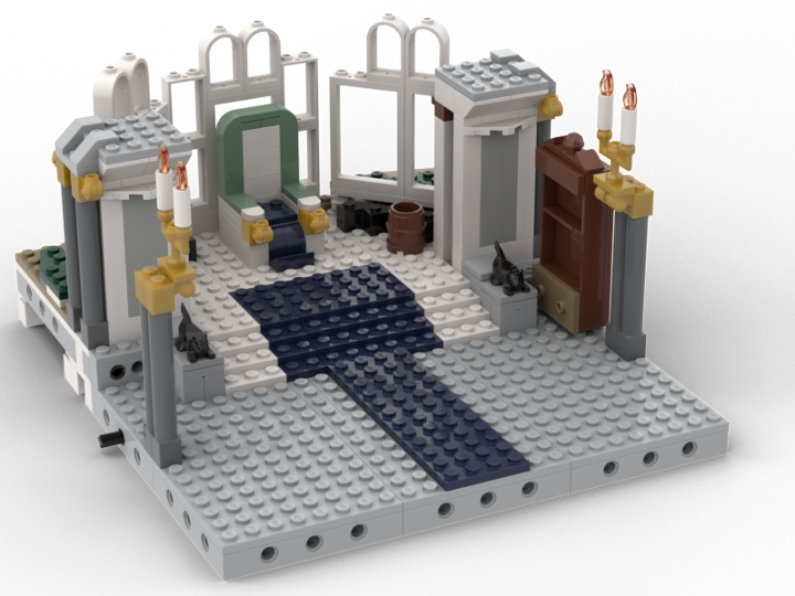 General's Throne Room from BrickLink Studio [BrickLink]