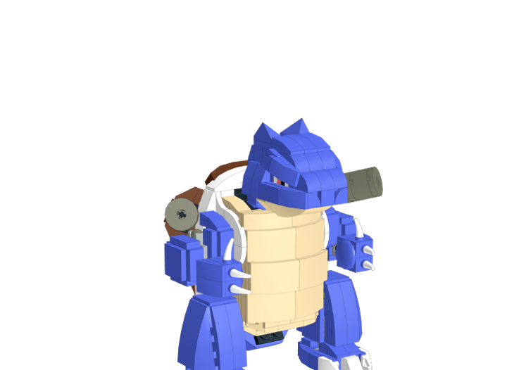 Blastoise from BrickLink Studio [BrickLink]