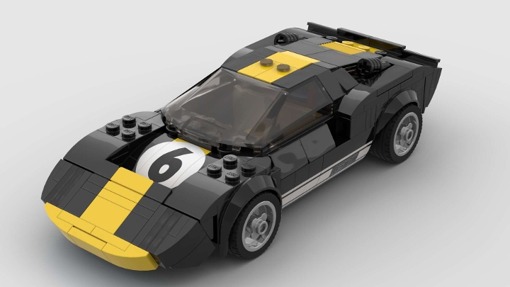 GT 40 mk2 from BrickLink Studio [BrickLink]