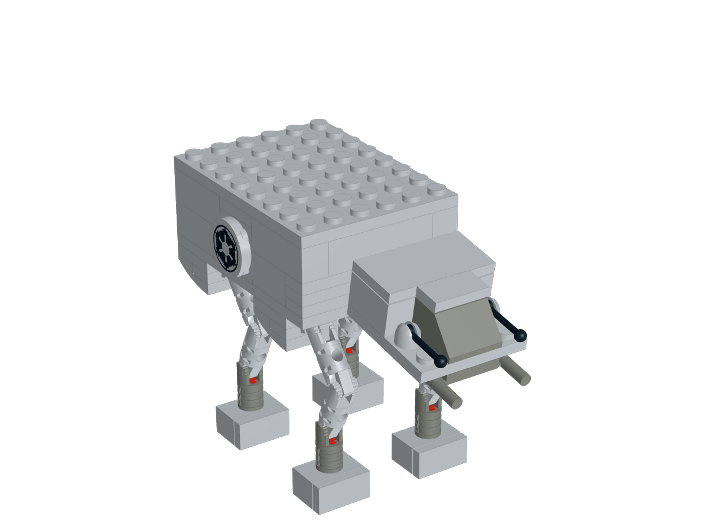 Mini AT-AT from BrickLink Studio [BrickLink]