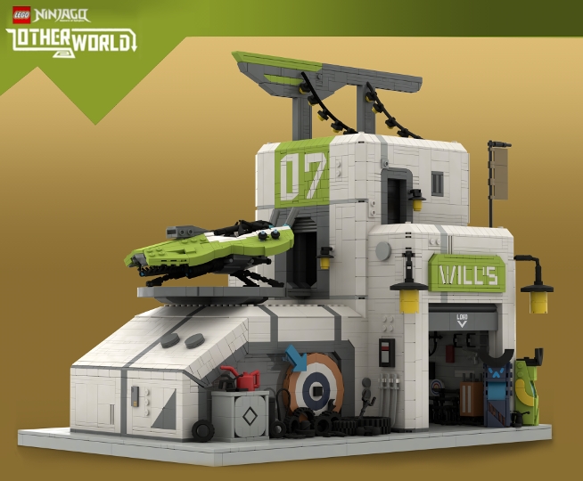Will's garage from BrickLink Studio [BrickLink]