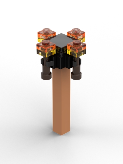 Old Minecraft village lamp from BrickLink Studio [BrickLink]