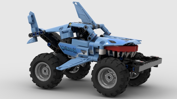 42134-1 - Monster Jam Megalodon from BrickLink Studio [BrickLink]