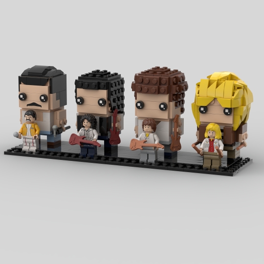 Queen Custom Brickheadz from BrickLink Studio [BrickLink]