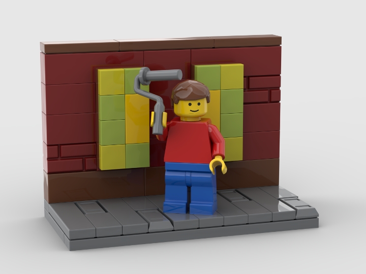 street artist from BrickLink Studio [BrickLink]