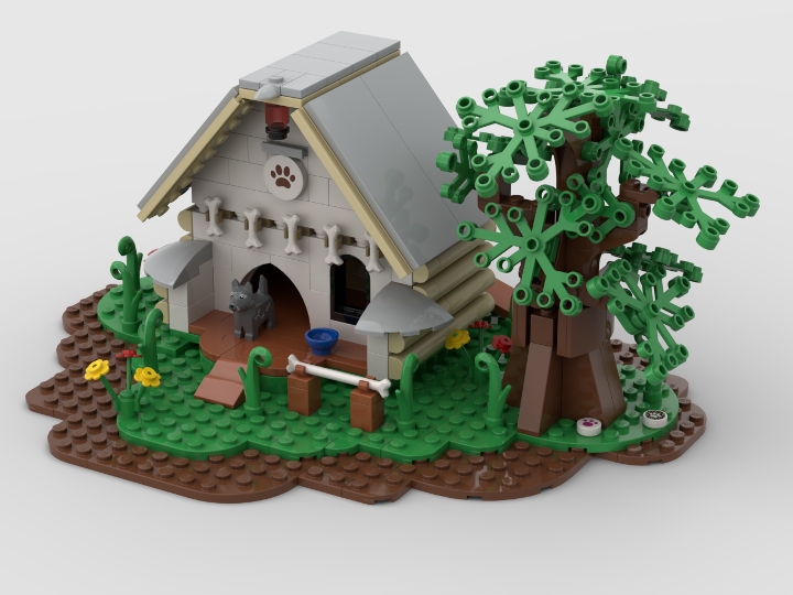 A Doghouse countryside from BrickLink Studio [BrickLink]