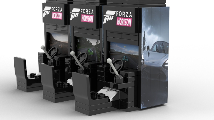 Racing Arcade Cabinet from BrickLink Studio [BrickLink]