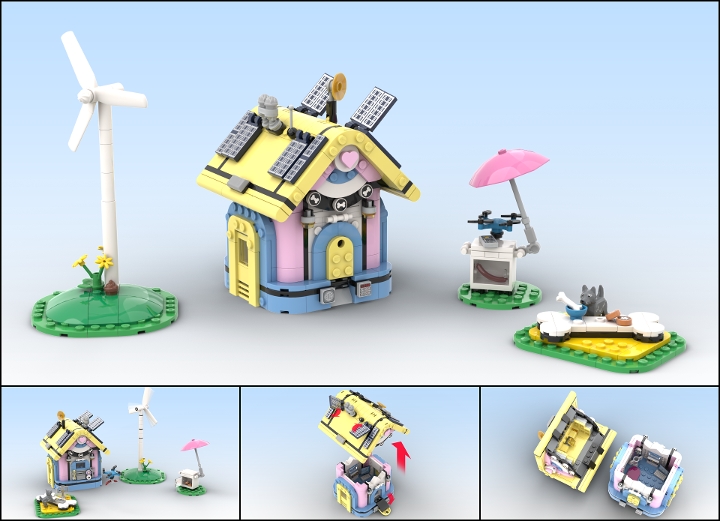 Studley's Sustainable Residence from BrickLink Studio [BrickLink]