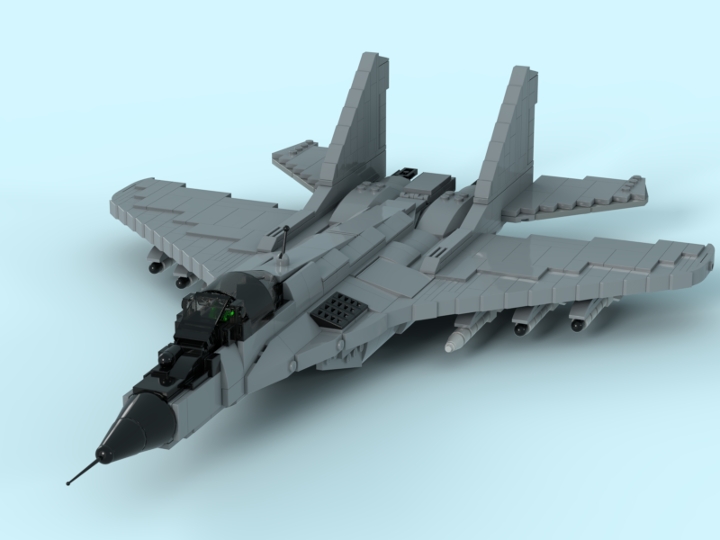 MiG-29-WIP from BrickLink Studio [BrickLink]