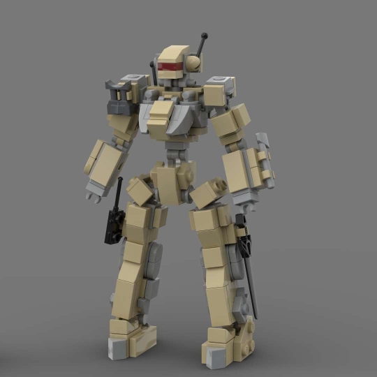 Lego Mech Scout from BrickLink Studio [BrickLink]