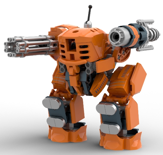 [Lego Mech] Heavysmall from BrickLink Studio [BrickLink]