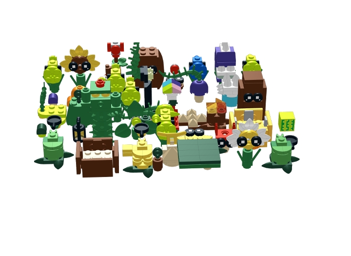 Lego Plants Vs Zombies