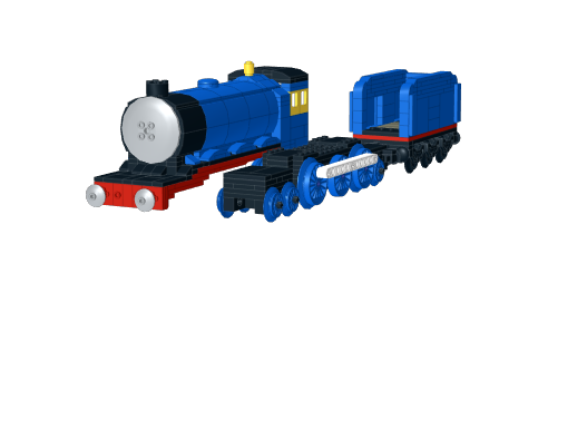 Gordon the big blue engine from BrickLink Studio [BrickLink]
