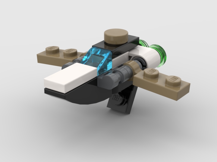 Micro Banu Merchantman from BrickLink Studio [BrickLink]