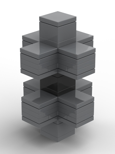 Minecraft End Portal Gateway from BrickLink Studio [BrickLink]