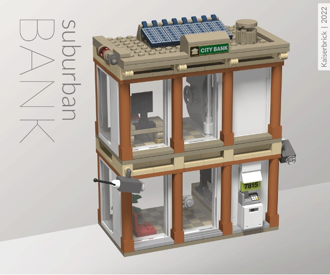 suburban BANK from BrickLink Studio [BrickLink]