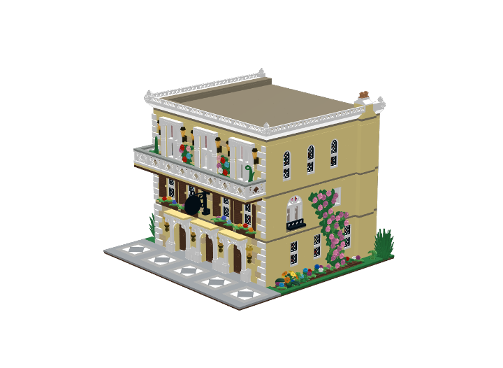 Monaco Cafe Hotel Casino from BrickLink Studio [BrickLink]