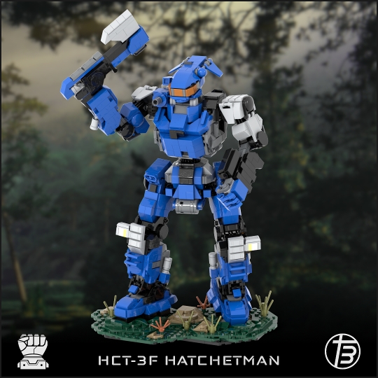 HCT-3F HATCHETMAN from BrickLink Studio [BrickLink]