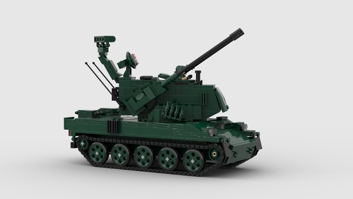 GATE JGSDF Type-87 SPAAG from BrickLink Studio [BrickLink]