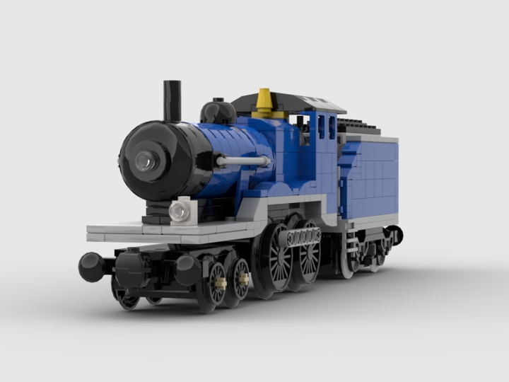steam train from BrickLink Studio [BrickLink]