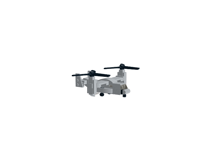 Mini V-22 Osprey from BrickLink Studio [BrickLink]
