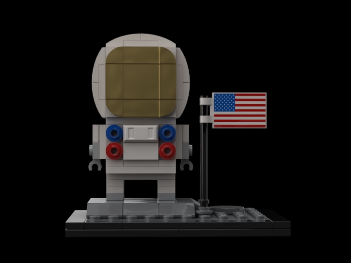 Astronaut Brickheadz from BrickLink Studio [BrickLink]