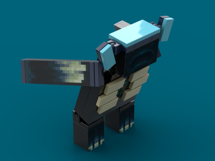 Minecraft Warden from BrickLink Studio [BrickLink]