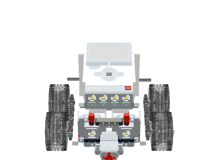 4 * 4 chassis EV3 model from BrickLink Studio [BrickLink]