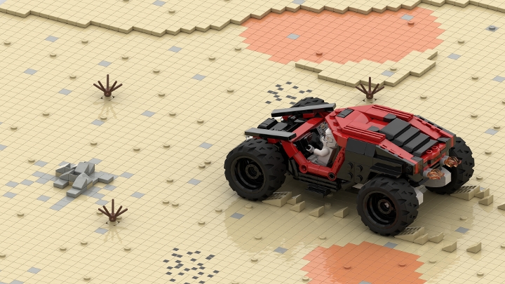 Tumbril Cyclone RC from BrickLink Studio [BrickLink]