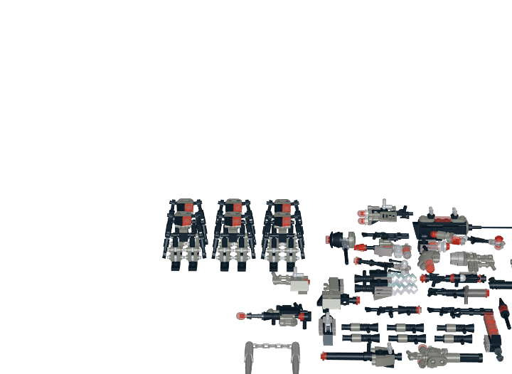 weapons pack with 6 soldiers from BrickLink Studio [BrickLink]