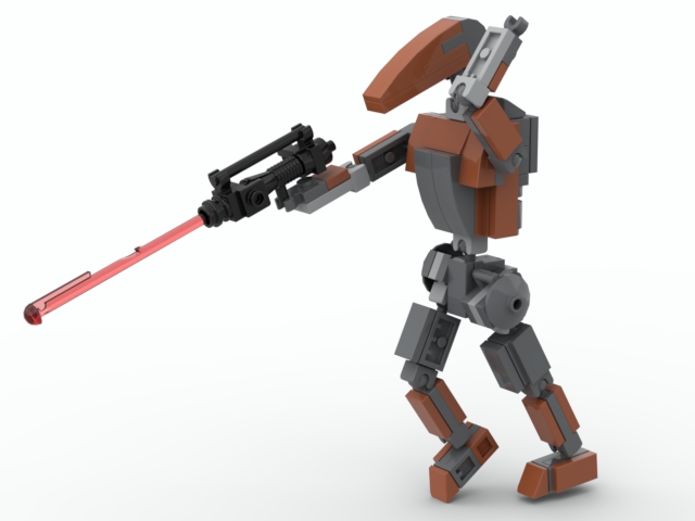 Poseable Rocket Battle Droid By Maus Bricks from BrickLink Studio ...