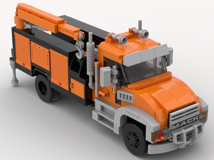 Utility Truck from BrickLink Studio [BrickLink]