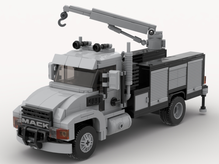 Utility truck v2 from BrickLink Studio [BrickLink]
