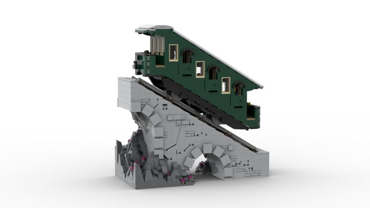 dolfmeister | FUNICULAR | DIORAMA | CAR 1 | DARK GREEN from BrickLink ...