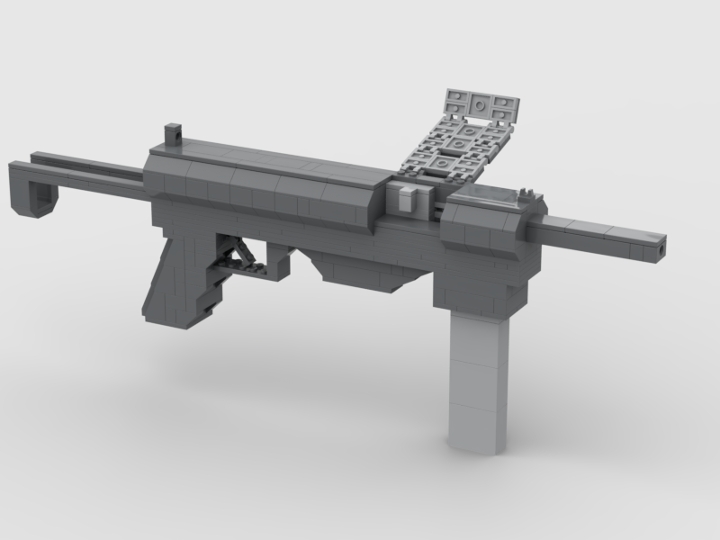 M3A1 ' Grease Gun ' V2 from BrickLink Studio [BrickLink]