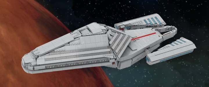 Star Trek Voyager Janeway Class from BrickLink Studio [BrickLink]