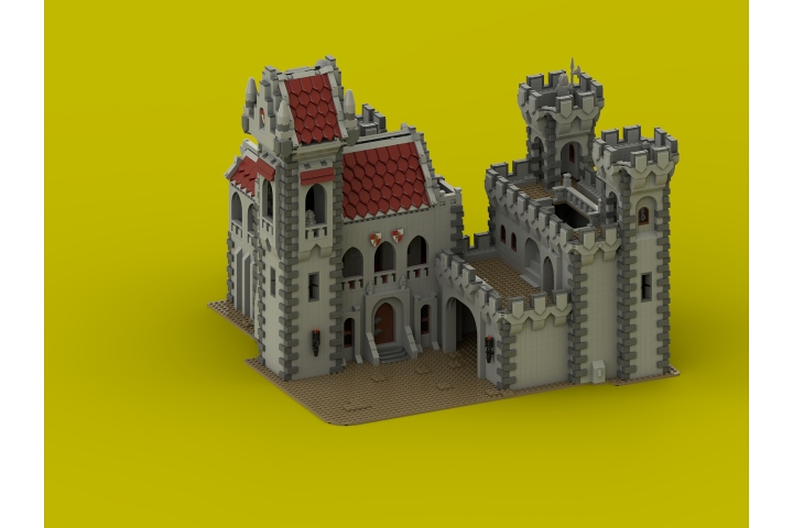 New Large Castle 3 - no cliffs from BrickLink Studio [BrickLink]
