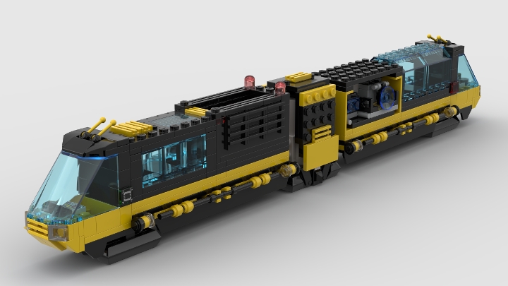 Cargo Monorail from BrickLink Studio [BrickLink]