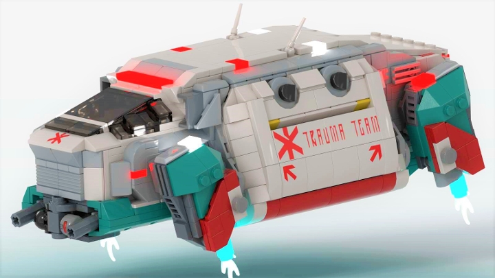 Trauma Team MedEvac Atlas from BrickLink Studio [BrickLink]