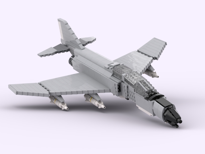 F-4C Phantom from BrickLink Studio [BrickLink]