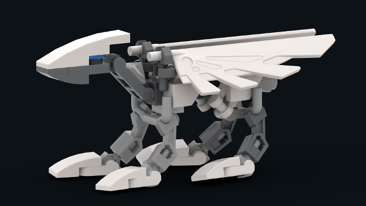 Bot - White Dragon Robot from BrickLink Studio [BrickLink]