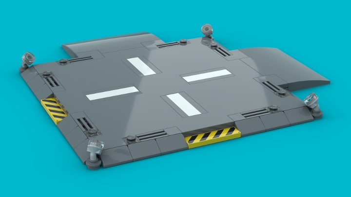 Small Landing Pad for Spaceship from BrickLink Studio [BrickLink]